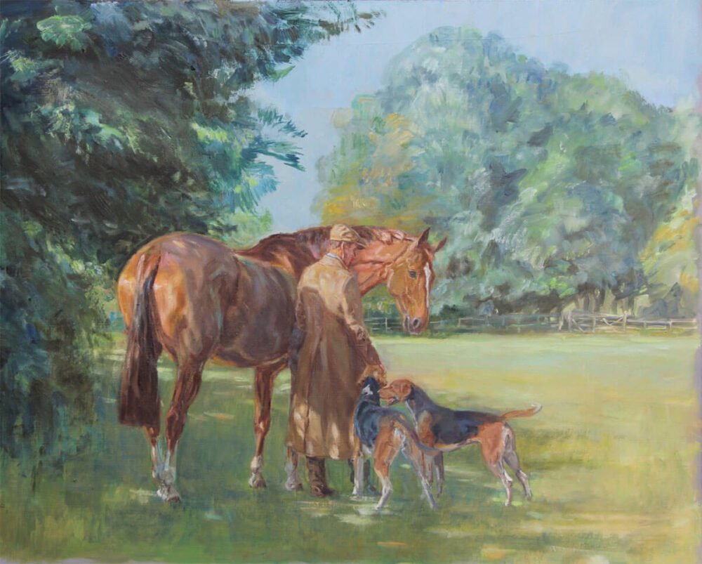 "Company Well Kept" - Daniel Crane Sporting Art